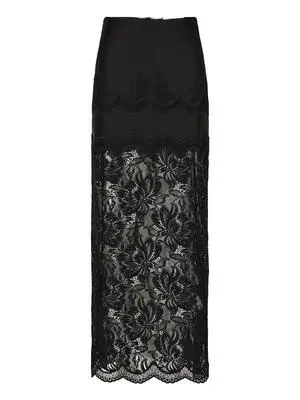 Rabanne Straight Skirt - Black