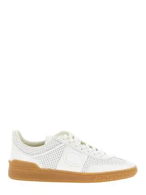 Valentino Garavani Upvillage Perforated Nappa Leather Sneakers - White