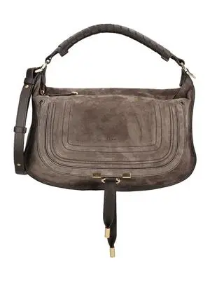 Chloé Marcie Suede Leather Shoulder Bag - Multicolor