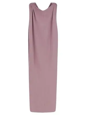 Balenciaga Balenciaga Midi Dress In Silk And Wool Multicolor