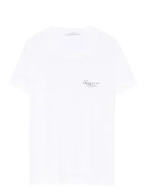 Givenchy Cotton Logo Print T-shirt - White
