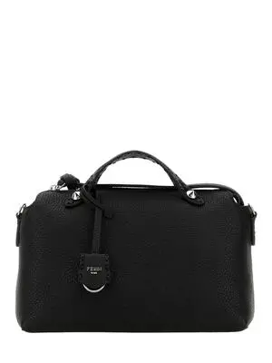 Fendi Leather Medium The Way Handbag - Black