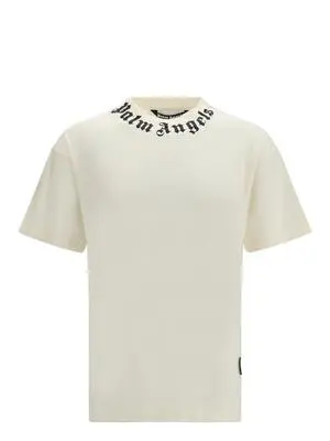 Palm Angels Palm Angels Men Logo Crewneck T-Shirt Multicolor