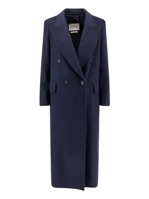 Max Mara Albania Virgin Wool And Cashmere Double-breasted Coat - Multicolor