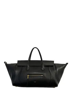Celine Luggage Medium Leather Tote Bag - Multicolor