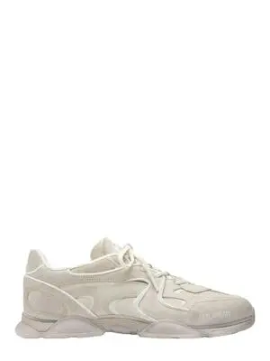 Axel Arigato Off- Leather And Suede Low-top Trainers - White