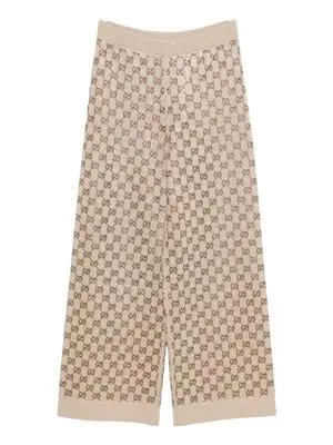 Gucci Gg Wool Trousers - Multicolor