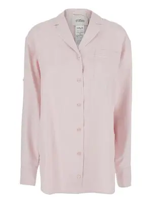 Sportmax Viscose Long Sleeve Shirt - Multicolor
