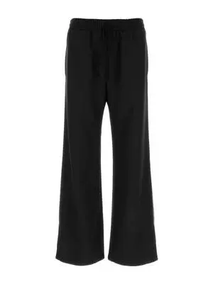 Valentino Garavani Polyester Wide-leg Pants - Black