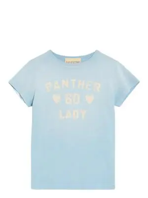 Valentino Garavani Printed Cotton T-shirt - Blue