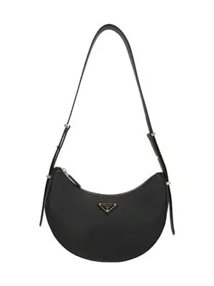 Prada PRADA Calf Leather Shoulder Bag Black
