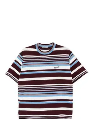 PRADA PRADA Striped Cotton Round Neck Sweater