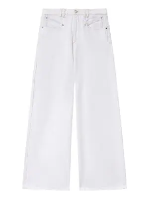 Isabel Marant Étoile ISABEL MARANT Lemony Wide Leg Jeans Multicolor