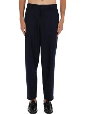 BOSS Relaxed Fit Formal Trousers - Blue