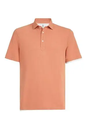 Brunello Cucinelli Polo Shirts - Orange