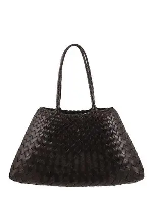 Dragon Diffusion Santa Croce Woven Leather Tote - Brown