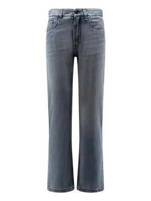 Fendi Regular Fit Five Pockets Jeans - Multicolor