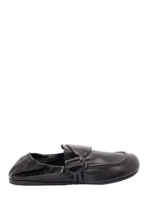 Loewe Calf Leather Toggle Loafers - Multicolor