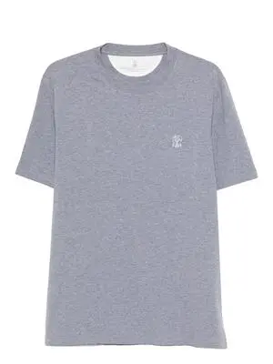 Brunello Cucinelli Grey T-shirts & Vests T-shirts - Gray
