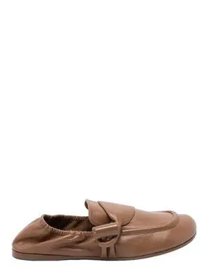 Loewe Toggle Loafers In Calf Leather - Multicolor
