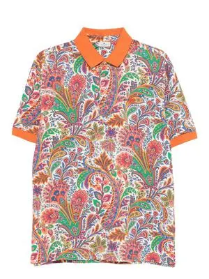 Etro Polo Shirts - Orange