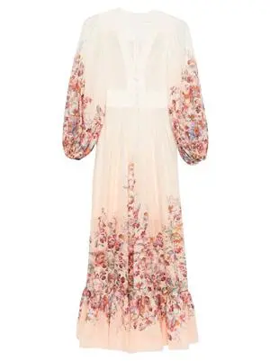 Zimmermann ZIMMERMANN Awaken Cotton Maxi Dress Multicolor