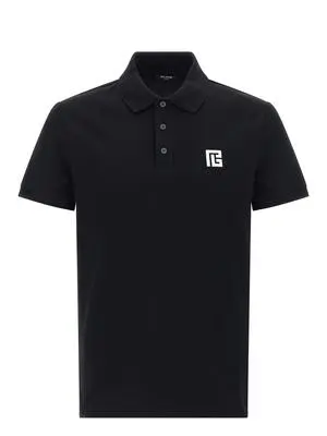 Balmain Embroidery Polo Shirt - Multicolor