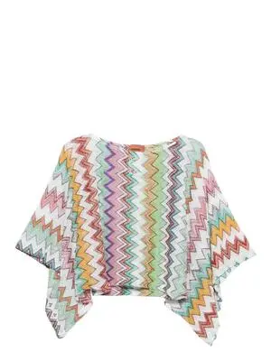 Missoni V-neck Zigzag Knit Top - Multicolor