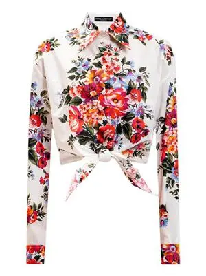 Dolce & Gabbana Printed Cotton Shirt - Multicolor