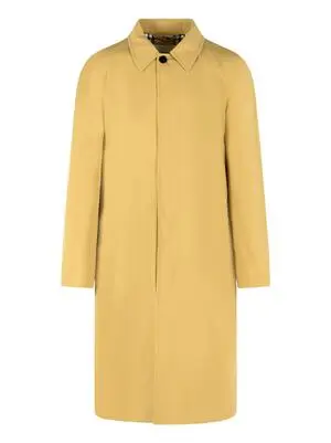 Burberry BURBERRY Long Cotton Raincoat Cream