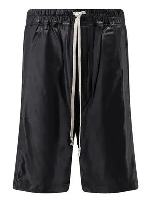 Rick Owens Acetate Bermuda Shorts - Black