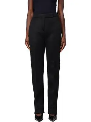 Max Mara Tailored Textured Pants - Black