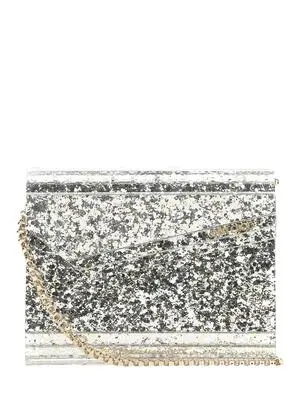 JIMMY CHOO Jimmy Choo Embellished Acrylic Candy Clutch Multicolor