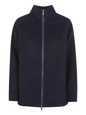 Max Mara Zip-up Jacket - Blue