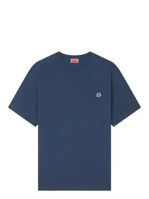 Kenzo Boke Flower` Embroidered Cotton T-shirt - Blue