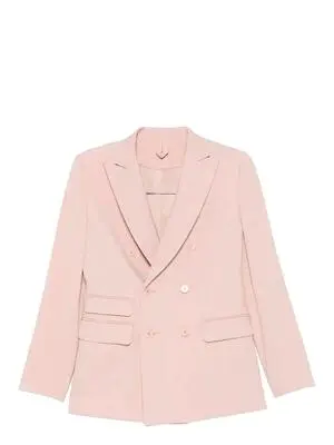 Max Mara Double-breasted Wool Jacket - Multicolor