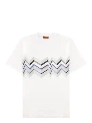 Missoni T-shirt Con Stampa - White