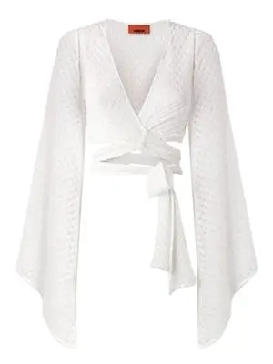 Missoni Striped Wrap Top - Multicolor