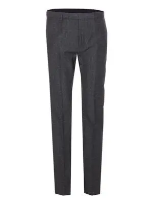 Gucci Straight-leg Wool Pants - Gray
