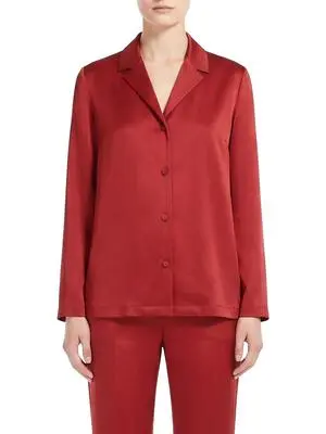 Max Mara Cotton Shirt - Red