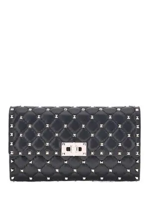 Valentino Garavani Valentino Garavani Rockstud Spike Shoulder Bag Black