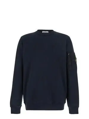 Stone Island STONE ISLAND Crewneck Sweatshirt With Logo Patch Multicolor