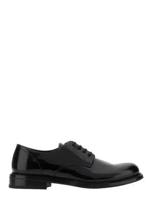Prada Loafers In Vitello - Black