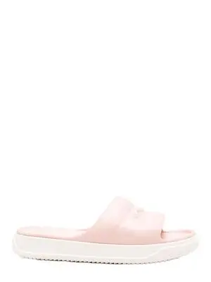 Moncler Embossed Detail Pool Slides - Multicolor