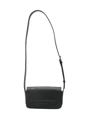 Alexander Wang Embossed Leather Satchel - Black