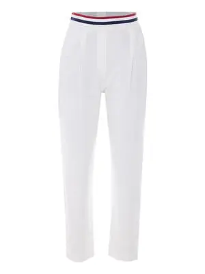 BRUNELLO CUCINELLI BRUNELLO CUCINELLI Striped Cotton Blend Trousers