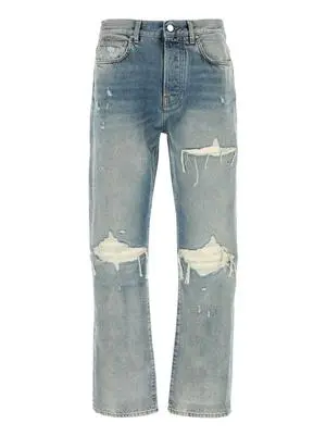 Amiri Distressed Denim Jeans - Blue