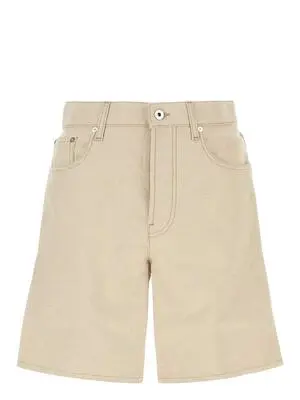 Burberry Sand Cotton Bermuda Shorts - Brown