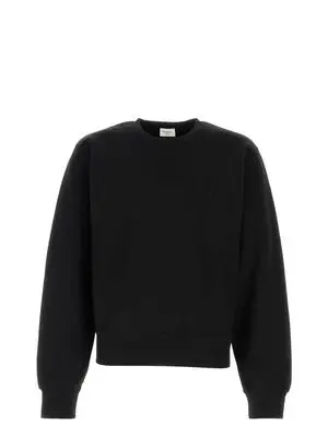 Saint Laurent Cotton Sweatshirt - Black