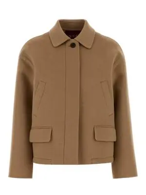 Gucci Camel Wool Blend Jacket - Brown